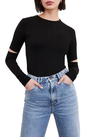 MARCELLA Indra Cutout Sleeve Top