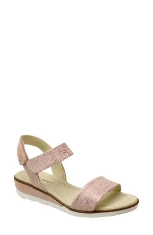 DAVID TATE Scala Slingback Sandal - Pink Lizard