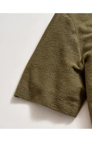 Billy Reid Hemp & Cotton Knit Polo - Olive