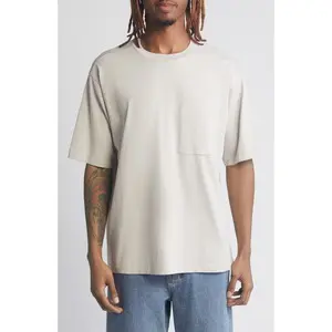 Bp. Washed Oversize Pocket T-shirt Grey Owl