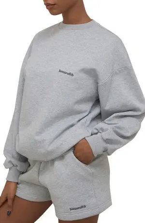 House Of Cb Logo Cotton Sweatshirt