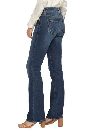 SILVER JEANS CO. Elyse Mid Rise Slim Bootcut Jeans