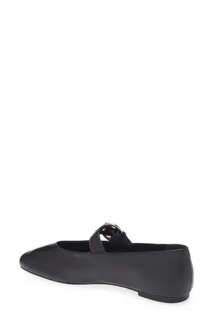 REFORMATION Bethany Ballet Flat - Black