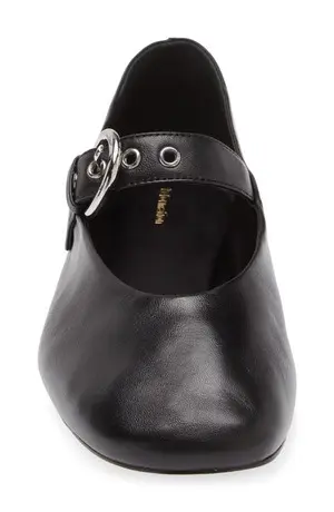 REFORMATION Bethany Ballet Flat - Black