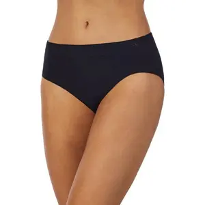 Le Mystère Seamless Comfort Hipster Briefs - Black