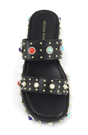 AZALEA WANG Platform Slide Sandal