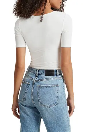 MARCELLA Bowen Cutout Top