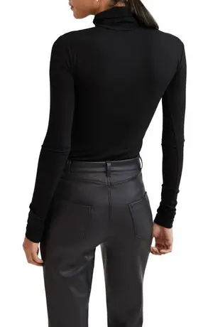 MARCELLA Dahlia Cutout Turtleneck Top