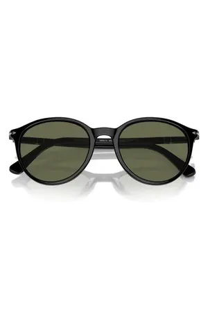 Persol 53mm Polarized Sunglasses - Black