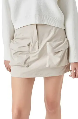 GREY LAB Cargo Mini Skirt