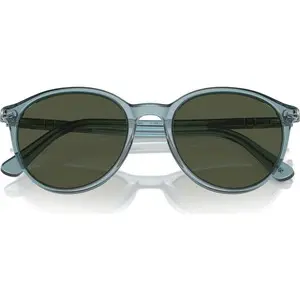 Persol 53mm Phantos Sunglasses - Blue