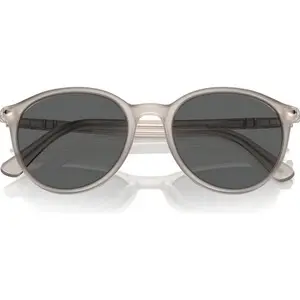 Persol 53mm Phantos Sunglasses - Opal Grey