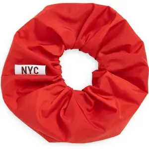 COMING OF AGE COMNG OF AGE Oversize Silk Scrunchie Tomato