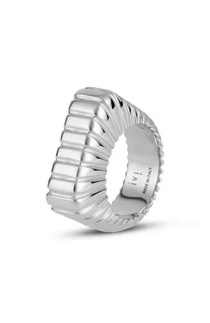 IVI LOS ANGELES Gaia Signet Ring - Silver