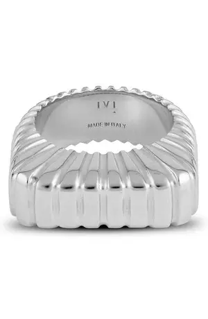 IVI LOS ANGELES Gaia Signet Ring - Silver