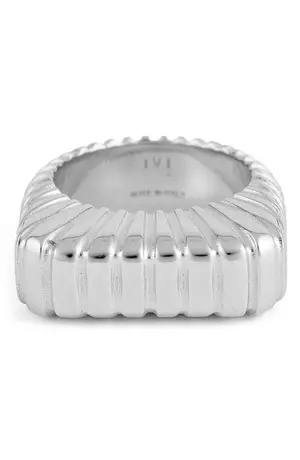 IVI LOS ANGELES Gaia Signet Ring - Silver