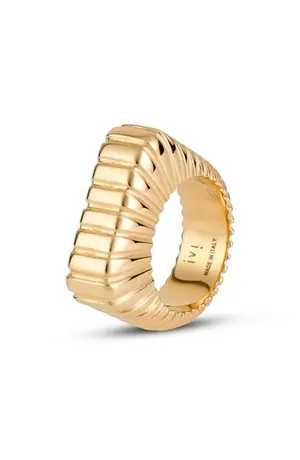 IVI LOS ANGELES Gaia Signet Ring - Yellow Gold