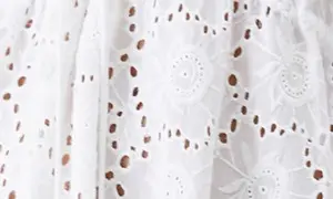 Melissa Odabash Ivy Cotton Eyelet Cover-up Dress - White