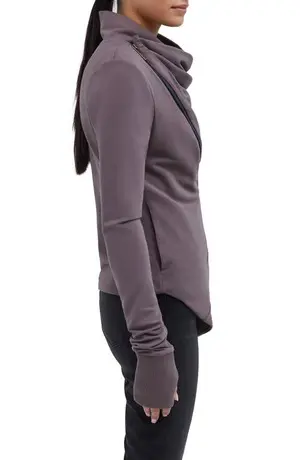 MARCELLA Hoyt French Terry Jacket - Anthracite