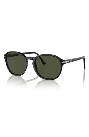 Persol 53mm Pillow Sunglasses - Black