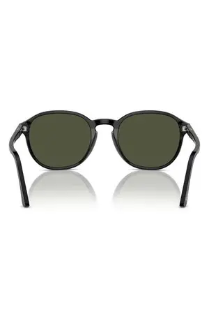 Persol 53mm Pillow Sunglasses - Black