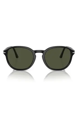 Persol 53mm Pillow Sunglasses - Black