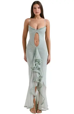 House Of Cb Gabriella Keyhole Gown