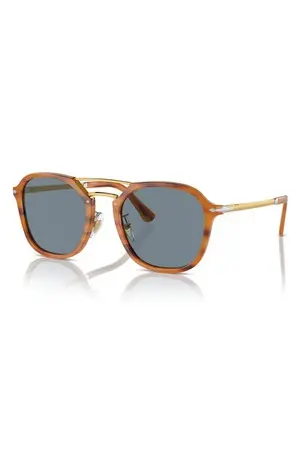 Persol 55mm Octagon Sunglasses