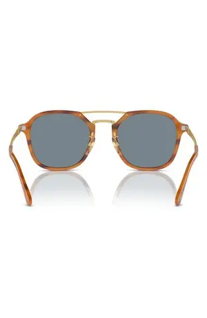 Persol 55mm Octagon Sunglasses