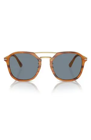 Persol 55mm Octagon Sunglasses