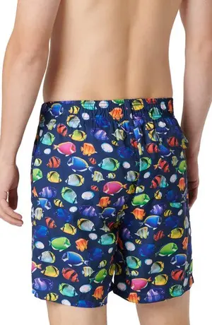 Bugatchi Cosmo Swim Trunks - Navy