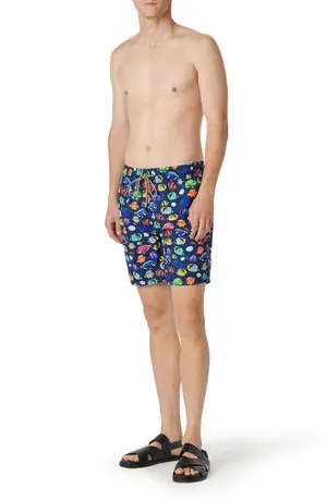 Bugatchi Cosmo Swim Trunks - Navy
