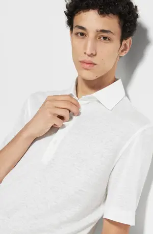 Zegna Linen Polo