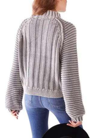 Free People Sweetheart Mock Neck Sweater
