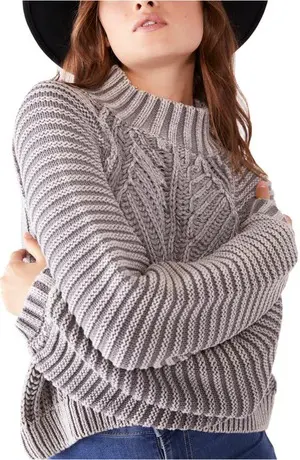 Free People Sweetheart Mock Neck Sweater