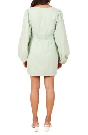 PETAL & PUP Emilina Long Sleeve Minidress