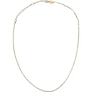 Jennifer Zeuner Jewelry Maury Chain Necklace - 14k Yellow Gold Plated Silver