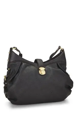 LOUIS VUITTON Monogram Mahina Leather Xs Hobo Bag