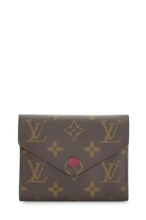 LOUIS VUITTON Monogram Canvas Victorine Wallet - Brown