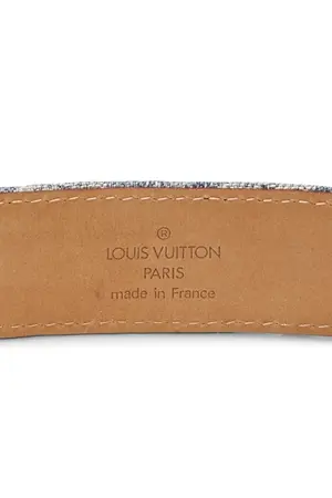 LOUIS VUITTON Monogram Denim Belt 80