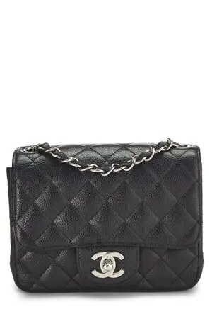 Chanel Quilted Caviar Classic Square Flap Mini