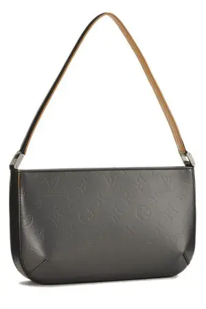 LOUIS VUITTON Monogram Vernis Mat Fowler - Grey