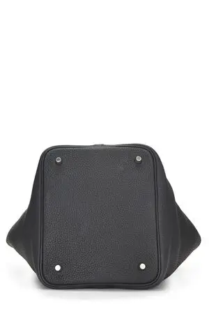 Hermès Clemence Leather Picotin Lock 22 Bag - Black