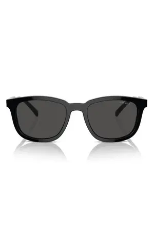 Prada 53mm Pillow Sunglasses - Black/grey