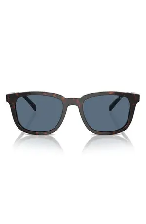 Prada Prada 53mm Pillow Sunglasses Brown/dark Blue