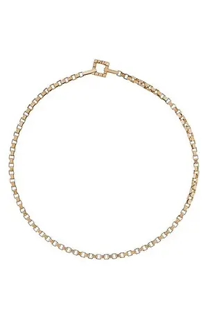 IVI LOS ANGELES Slim Signore Chain Choker - Yellow Gold