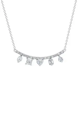 MINDI MOND Clarity Diamond Necklace - White Gold/diamond
