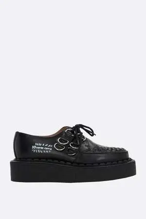 GEORGE COX X 10 CORSO COMO George Cox X 10 Corso Como Leather Creepers - Black