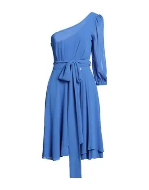 Pinko One-shoulder Midi Dress - Blue