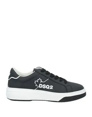 Dsquared2 Leather Low-top Sneakers - Black